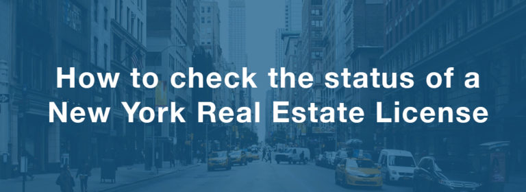 How to Check the Status of a New York Real Estate License Online - Keep ...